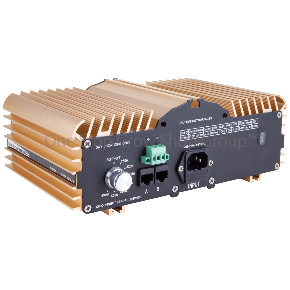 Dimlux Extreme 250w / 400w / 600w - 230 Volt Adjustable Ballast