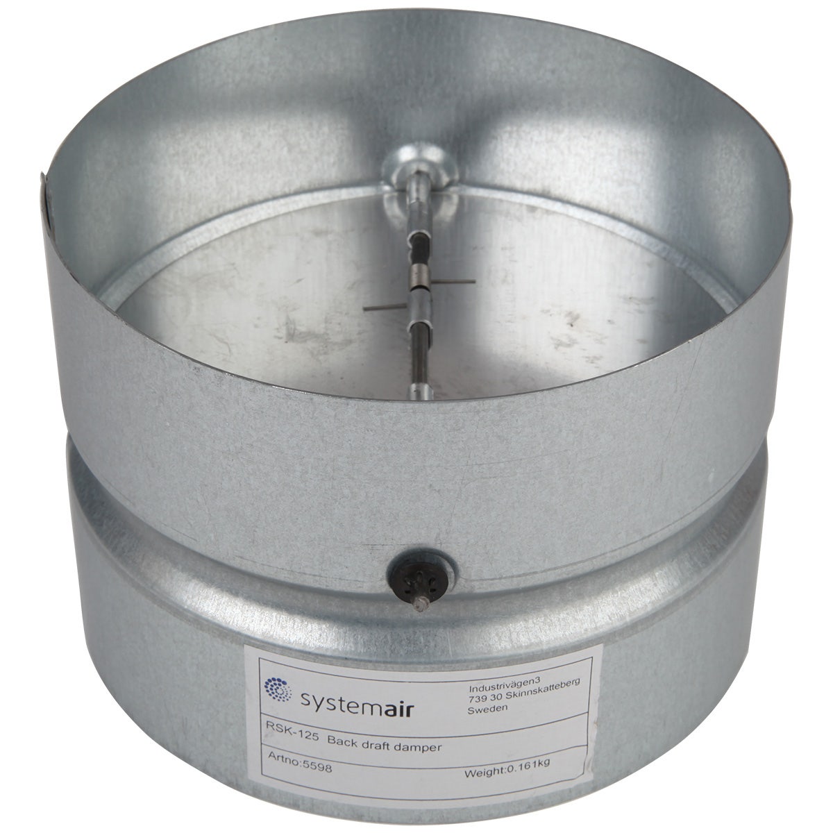 Back Draft Shutter Ducting Part